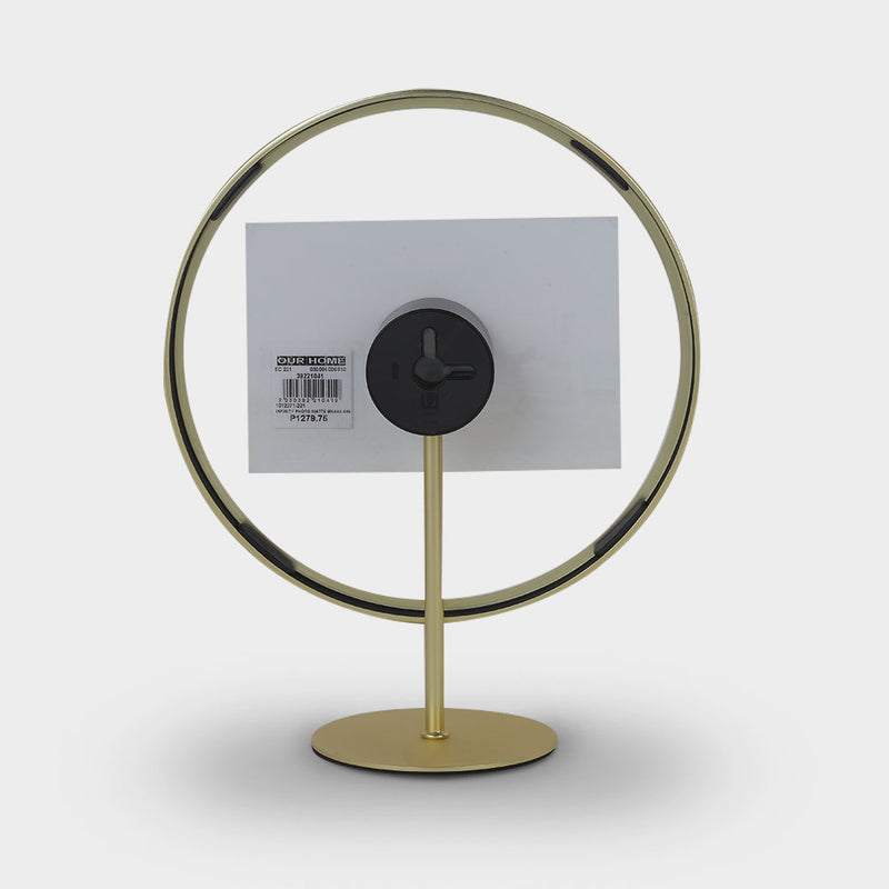 Infinity Photo Frame Round Brass – Our Home Philippines
